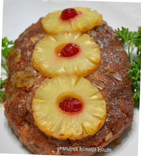 HAM LOAF WITH BROWN SUGAR GLAZE - GRANDMA HONEY'S HOUSE